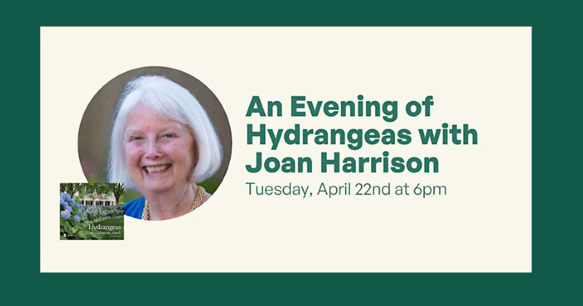 Book Love Hosts An Evening with Joan Harrison - The Pinehills
