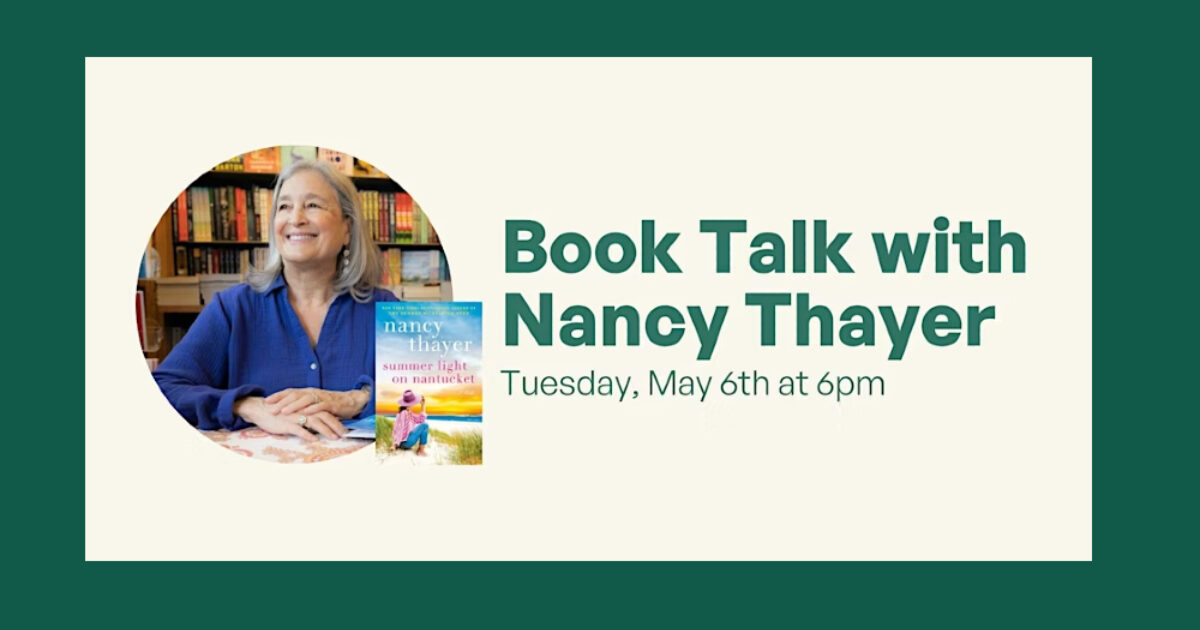 Book Love Hosts: Book Talk with Nancy Thayer - The Pinehills